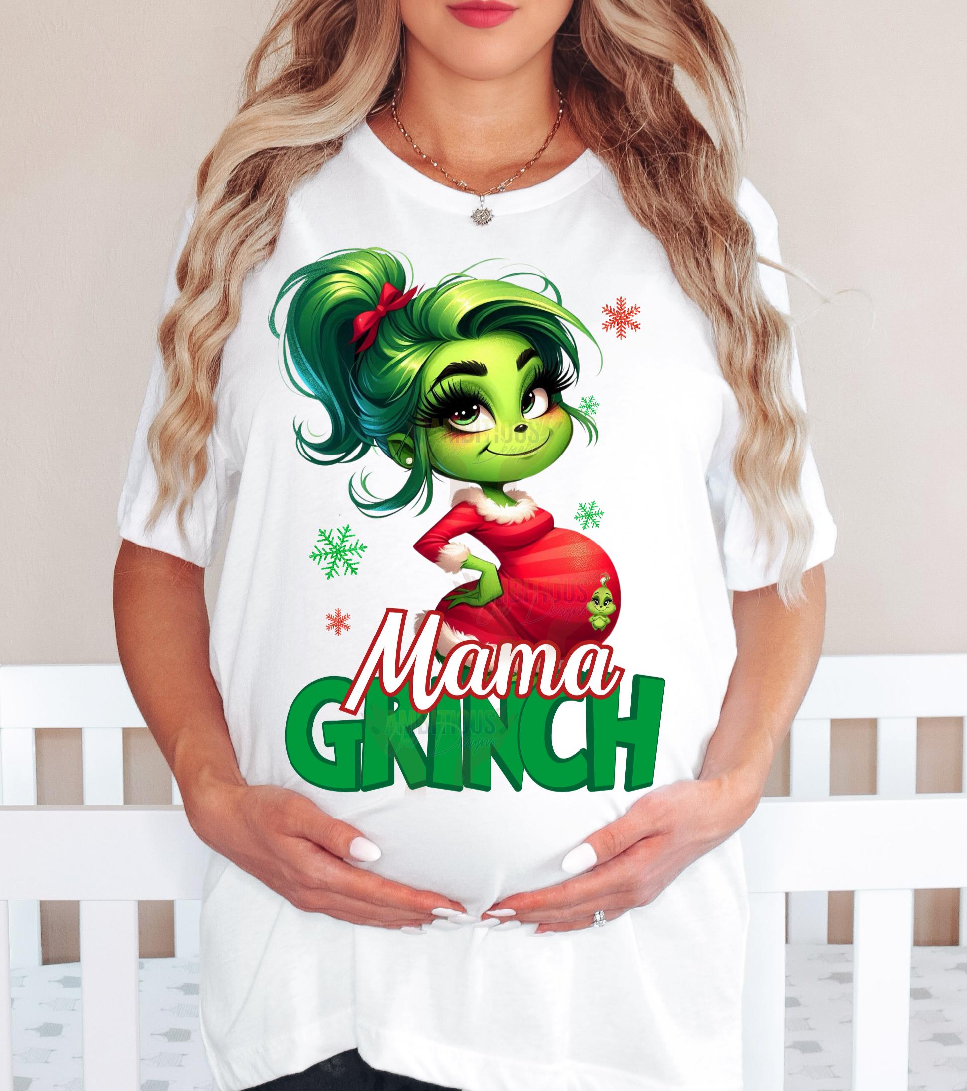 Mama Grinch Png | Pregnant Grinch| Maternity | Female Grinch ...