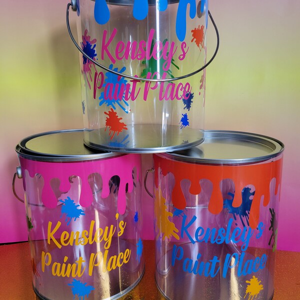 Paint Bucket Party Favors - Etsy