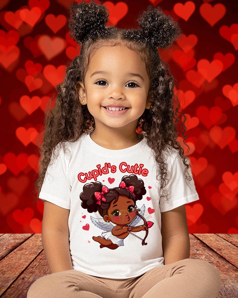 Cupid's Cutie Png| Kids Valentine's Png| Girls Valentine's Png - Etsy