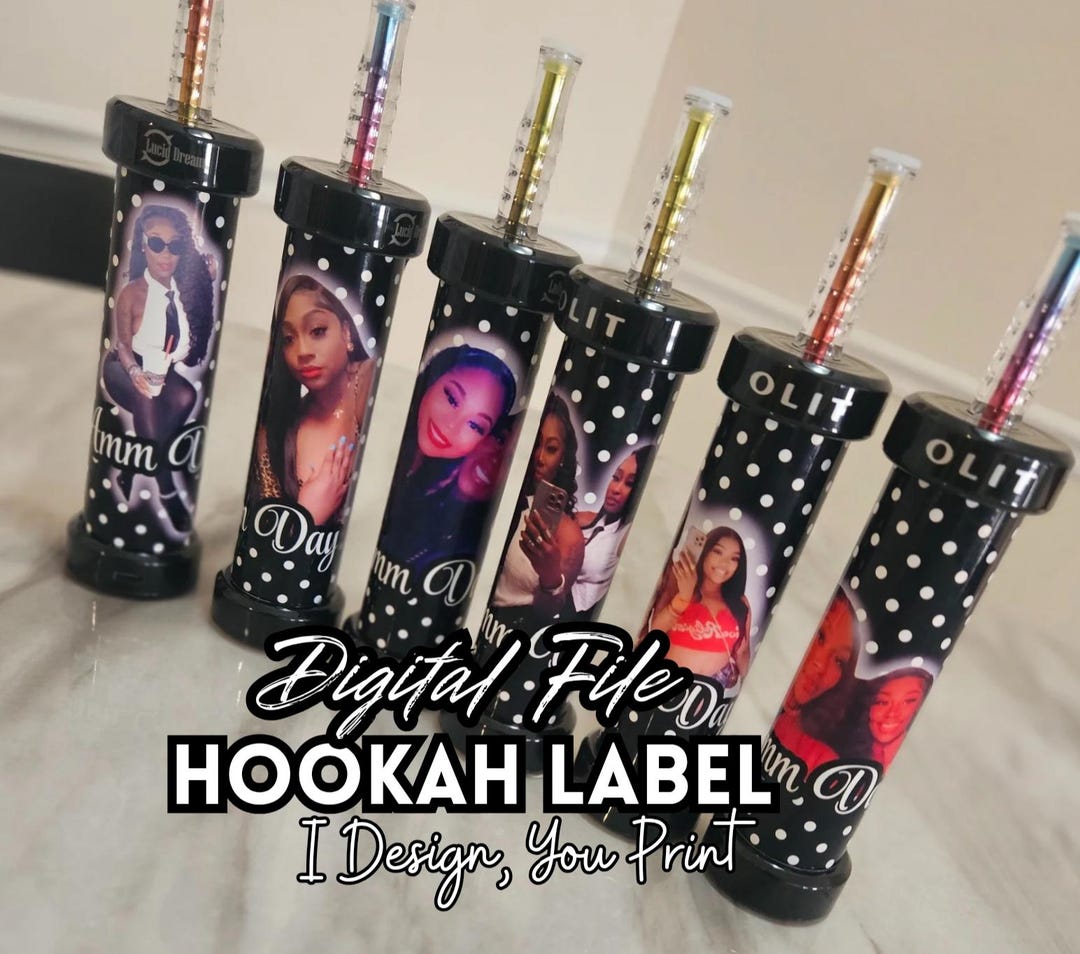 Custom Hookah Label Design | Personalized Digital Copy - Etsy