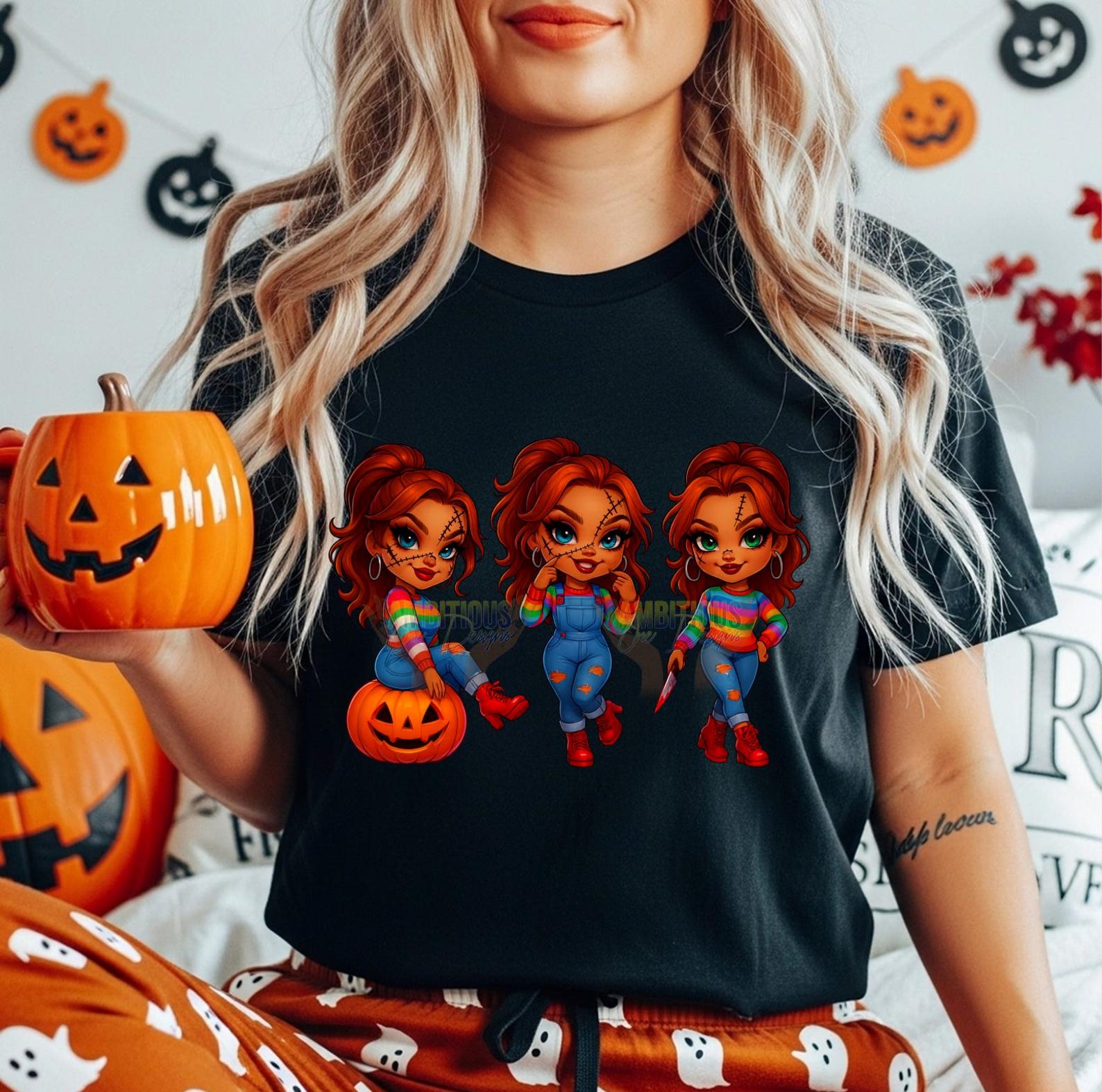 Chucky Female Png| Spooky Png | Halloween Png - Etsy