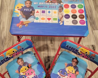 Folding Tray Table Learning Table Custom TV Tray Kids - Etsy