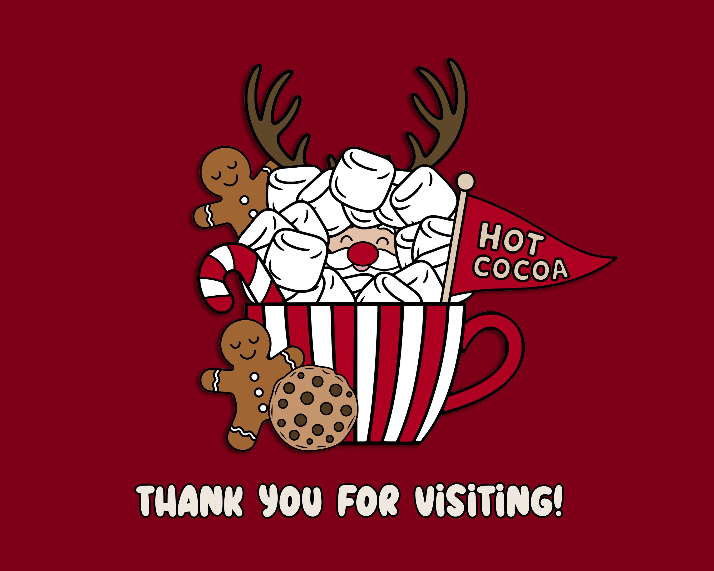 Printable Santa in Disguise, Christmas Kids Activity, Hot Chocolate and ...