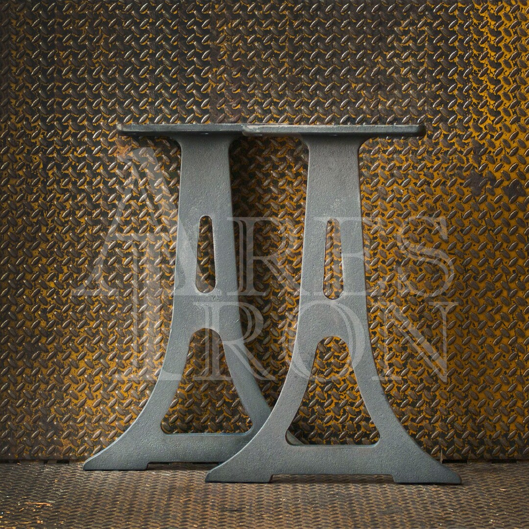Cast Iron Flume Table Legs | Dining Table Legs | Set of 2 - Etsy
