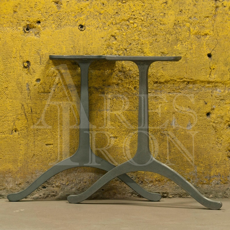 Cast Iron Wishbone Table Legs | Dining Table Legs | Set of 2 - Etsy