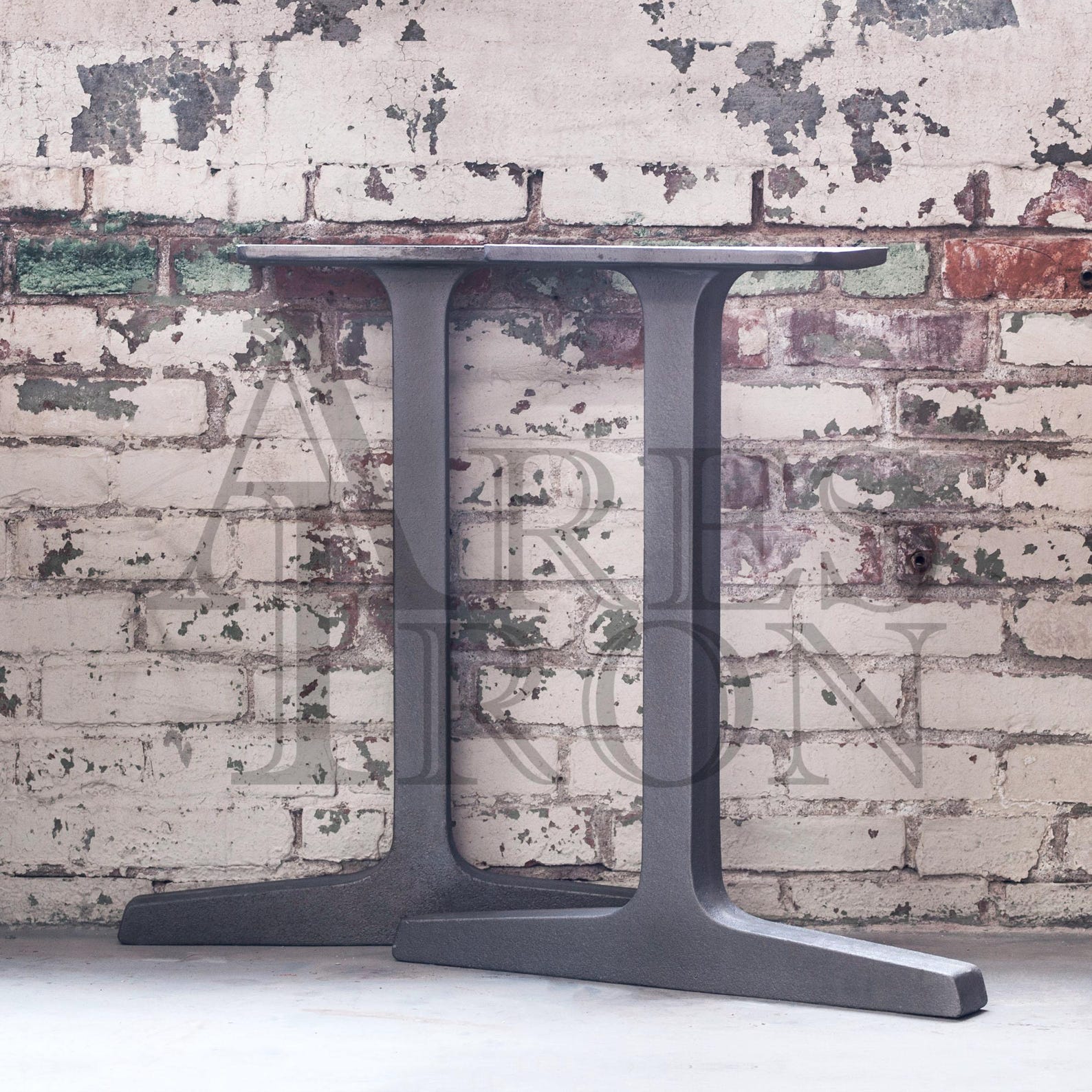 Cast Iron Beam Table Legs | Dining Table Legs | Set of 2 - Etsy