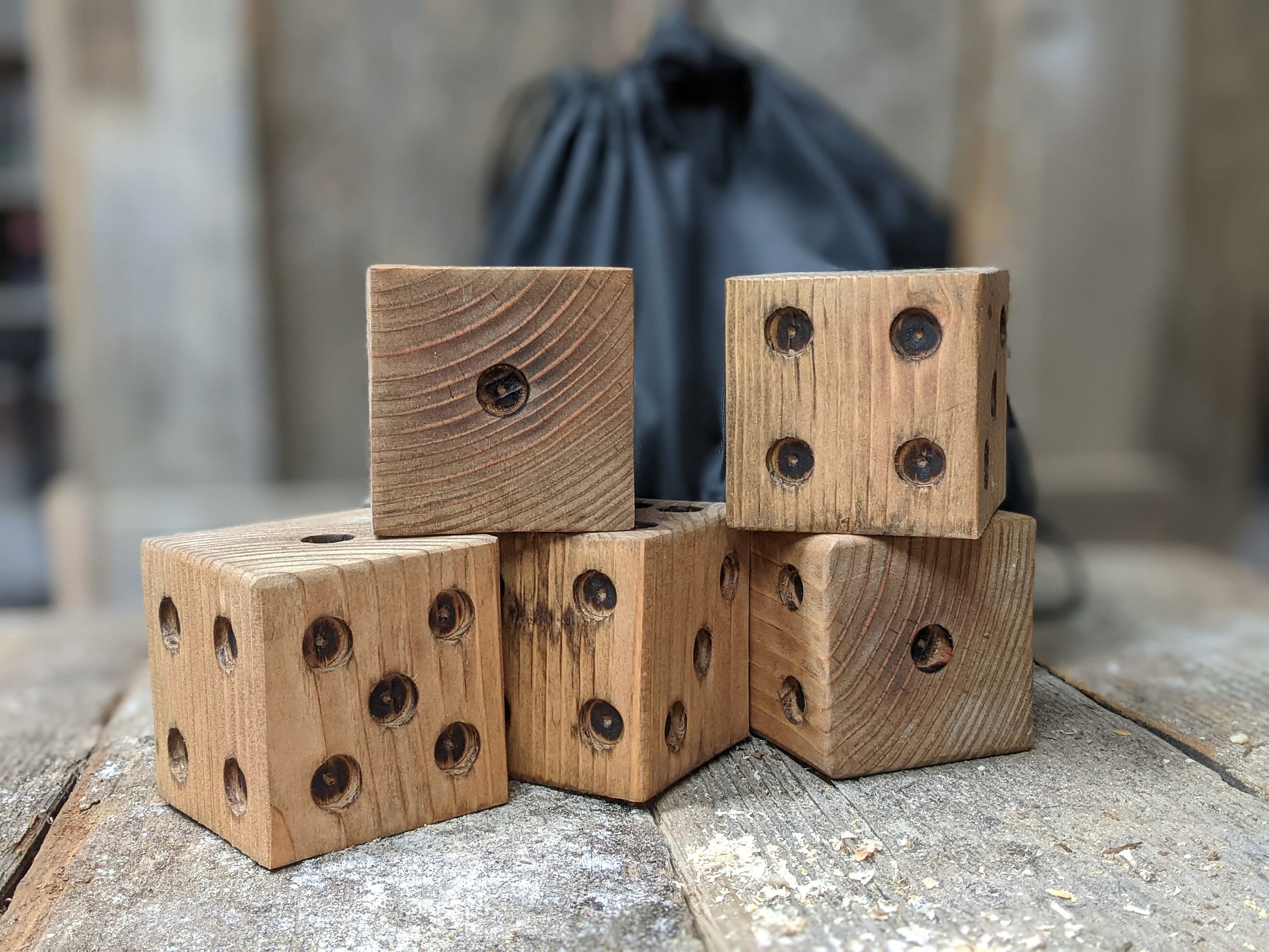 Jumbo Outdoor Lawn Dice Set - Etsy