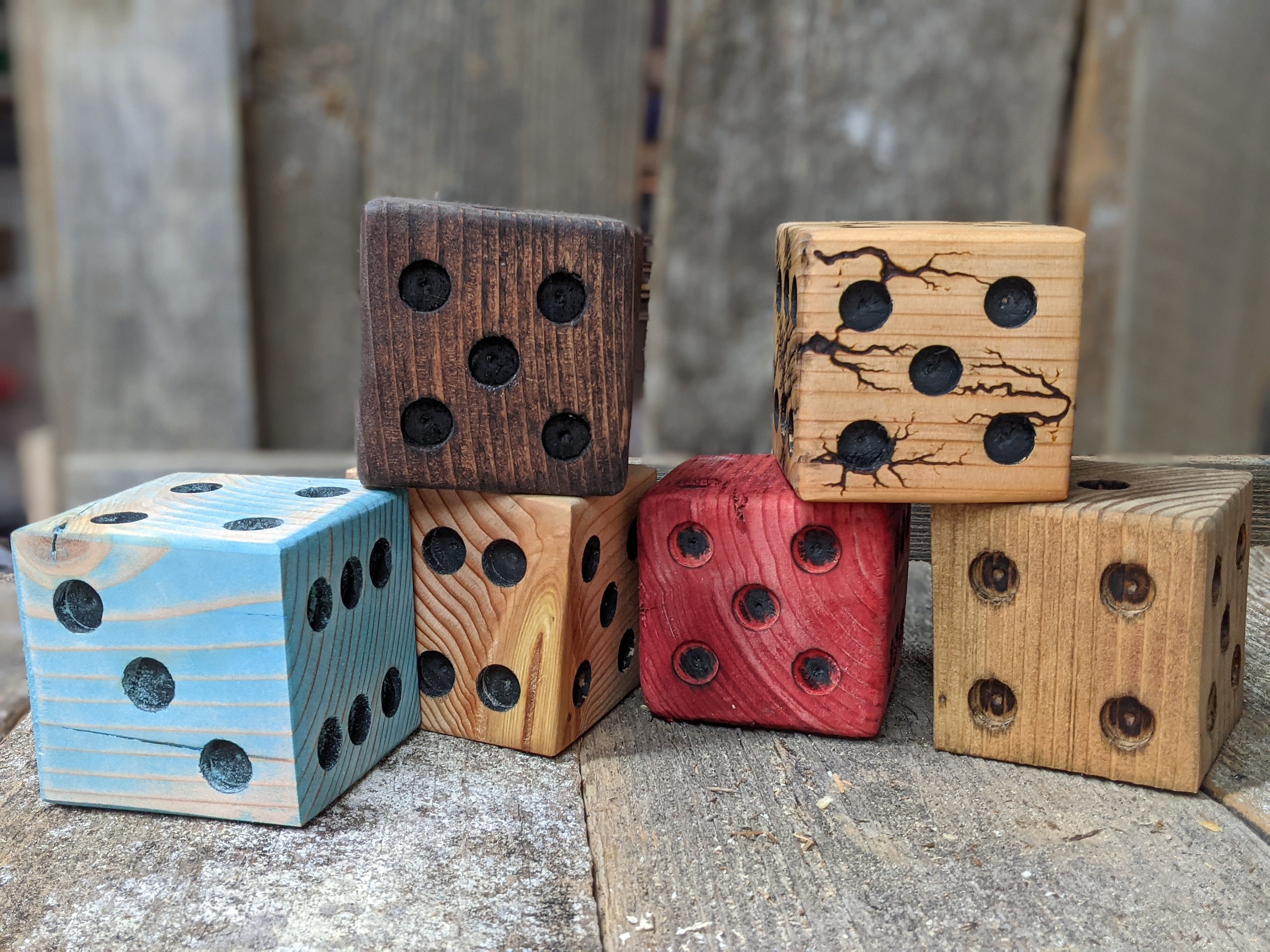 Jumbo Outdoor Lawn Dice Set - Etsy