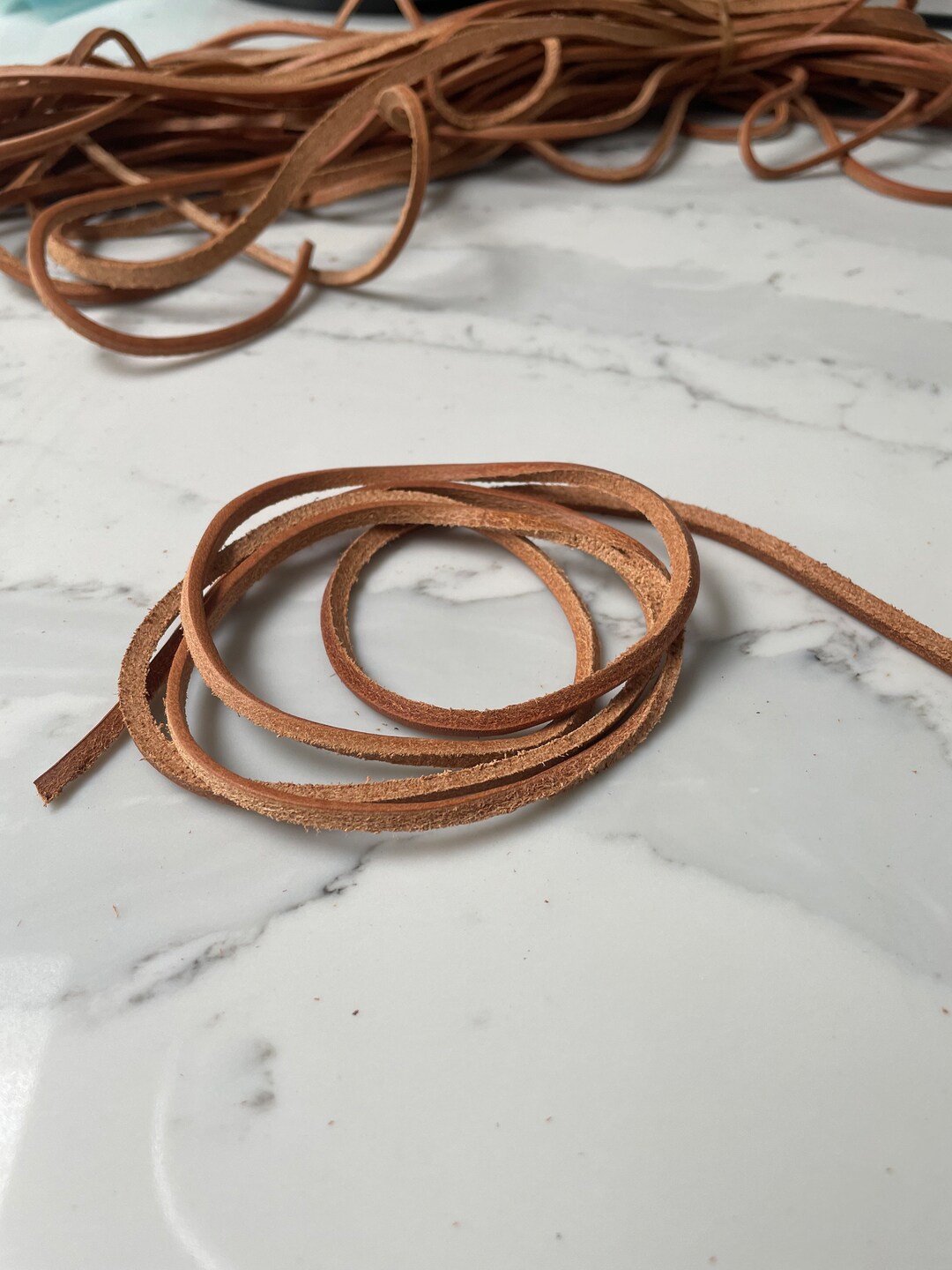 Leather String for Crafts, 3mm Thick, Square Cut, 1 Metre Lengths ...