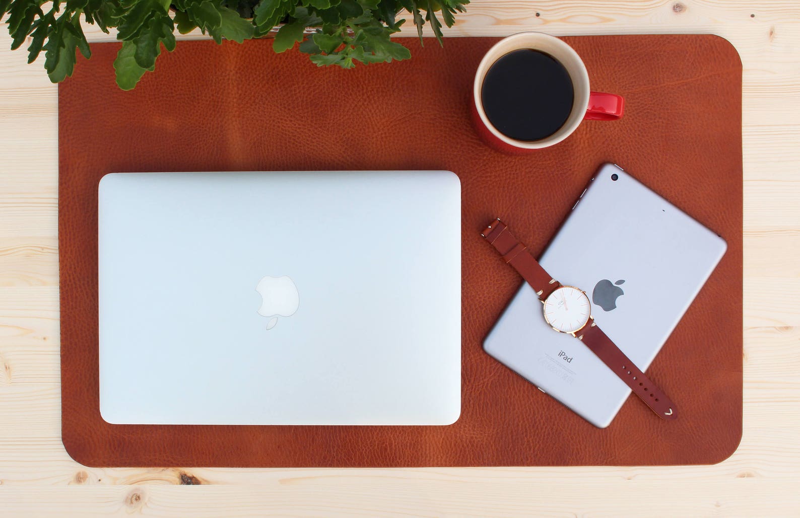 Full Grain Tan Leather Desk Pad Large Leather Table Mat - Etsy UK