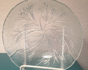 Wheat pattern glass | Etsy