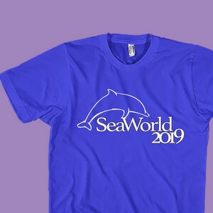 Seaworld Shirt Sea World Seaworld Tees Blue Aesthetic Shirts | Etsy