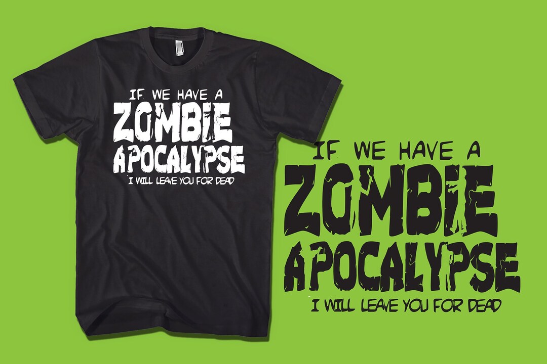 Zombie Shirt Zombies Chase Us Halloween T-shirts Zombie Apocalypse ...