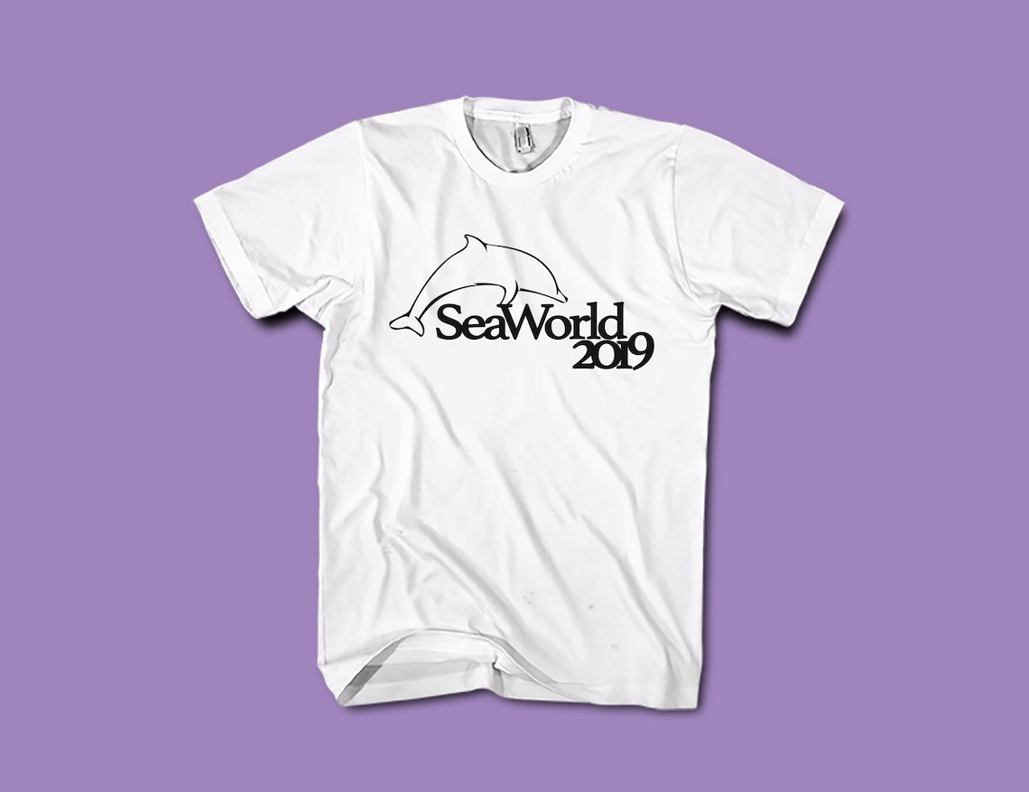 Seaworld Shirt Sea World Seaworld Tees Blue Aesthetic Shirts | Etsy