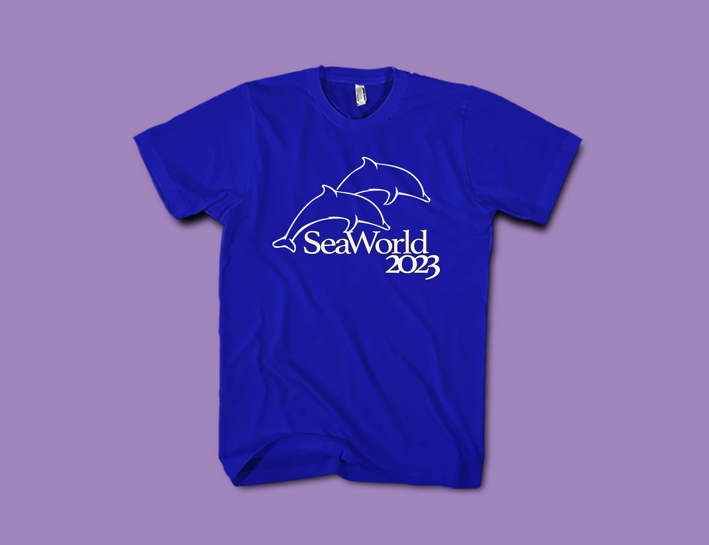 Seaworld Shirt Sea World Seaworld Tees Blue Aesthetic Shirts - Etsy