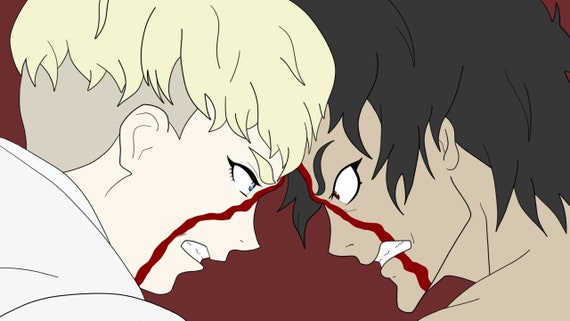 Akira & Ryo Devilman Crybaby Sticker | Etsy