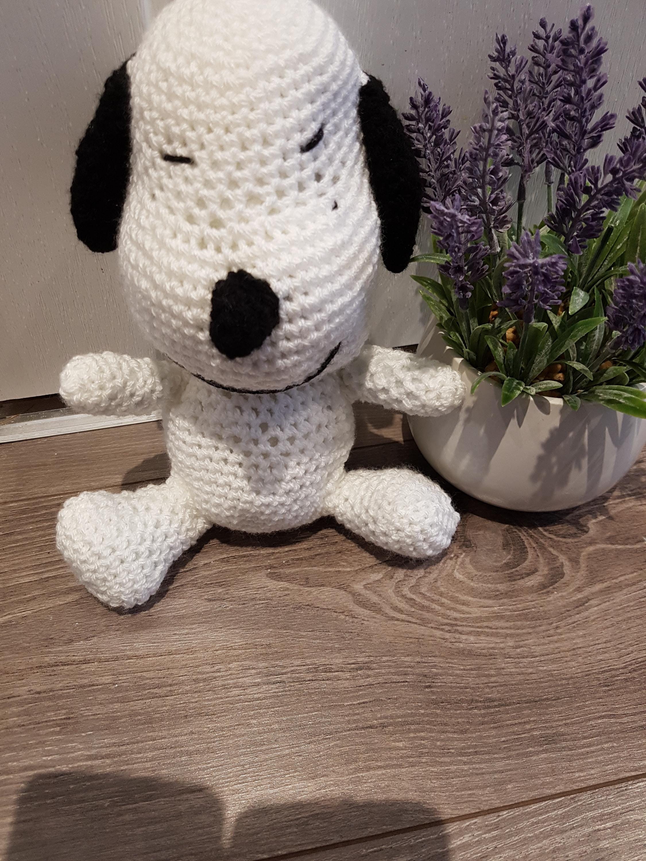 Snoopy Handmade Crochet - Etsy