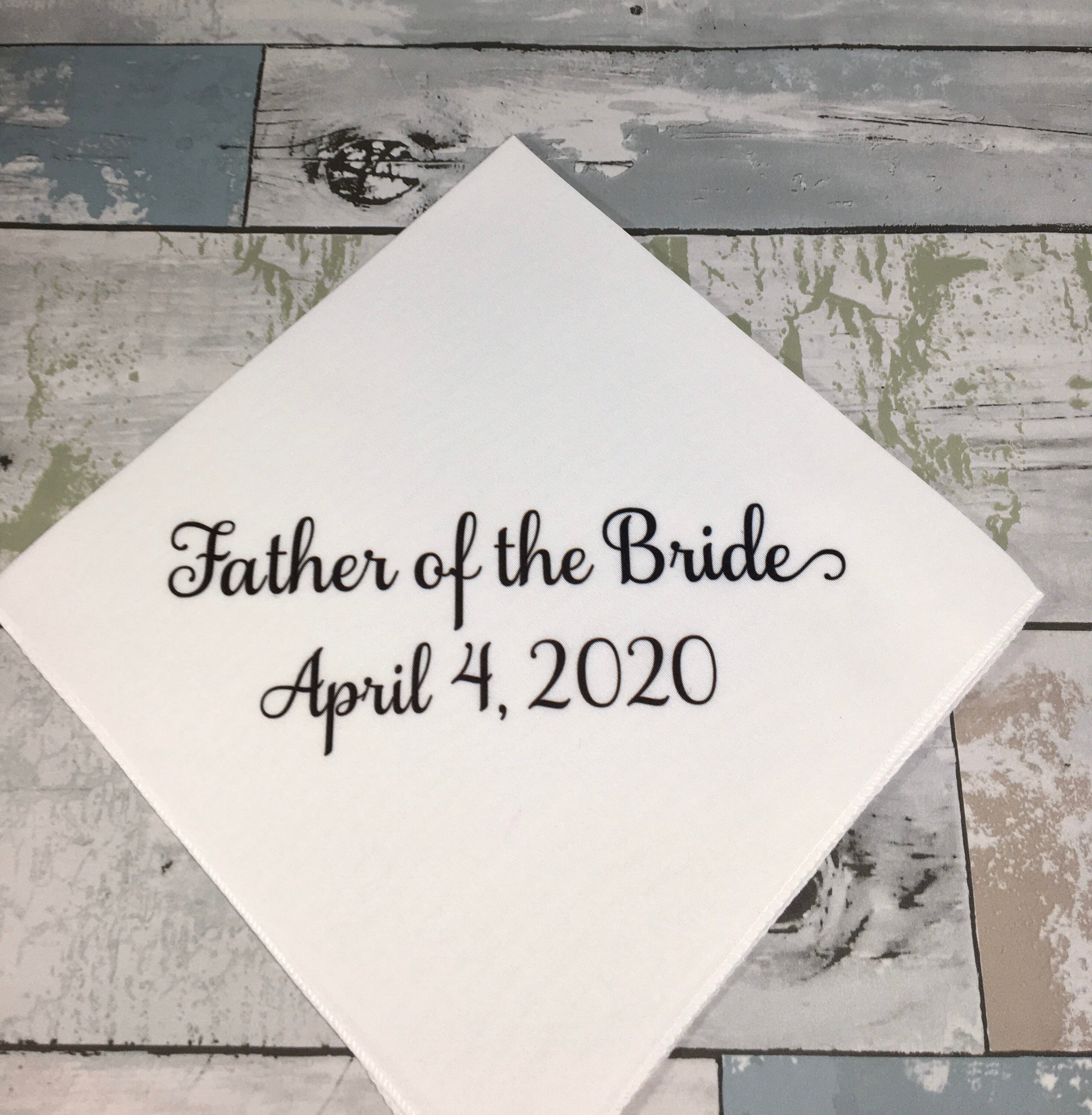 Father of the bride wedding gift personalized wedding | Etsy