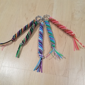 Custom Boondoggle Keychain, Rexlace Plastic String Lanyard, Kids Party ...