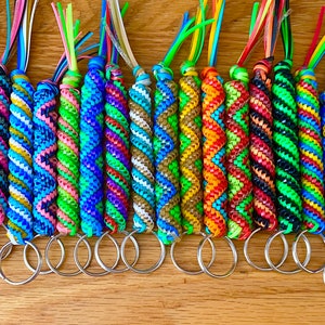 Custom Boondoggle Keychains, Rexlace Lanyard, Plastic String Keychains ...
