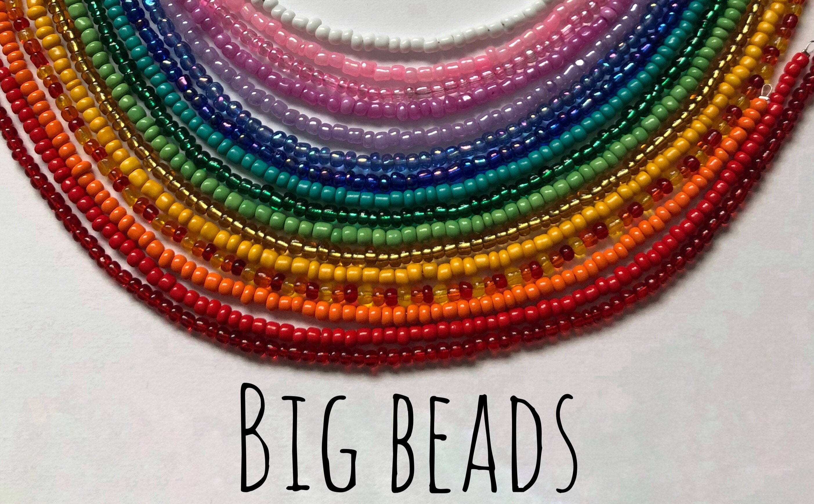 Beaded Necklace Set Seed Bead Necklaces Pack of Necklaces - Etsy