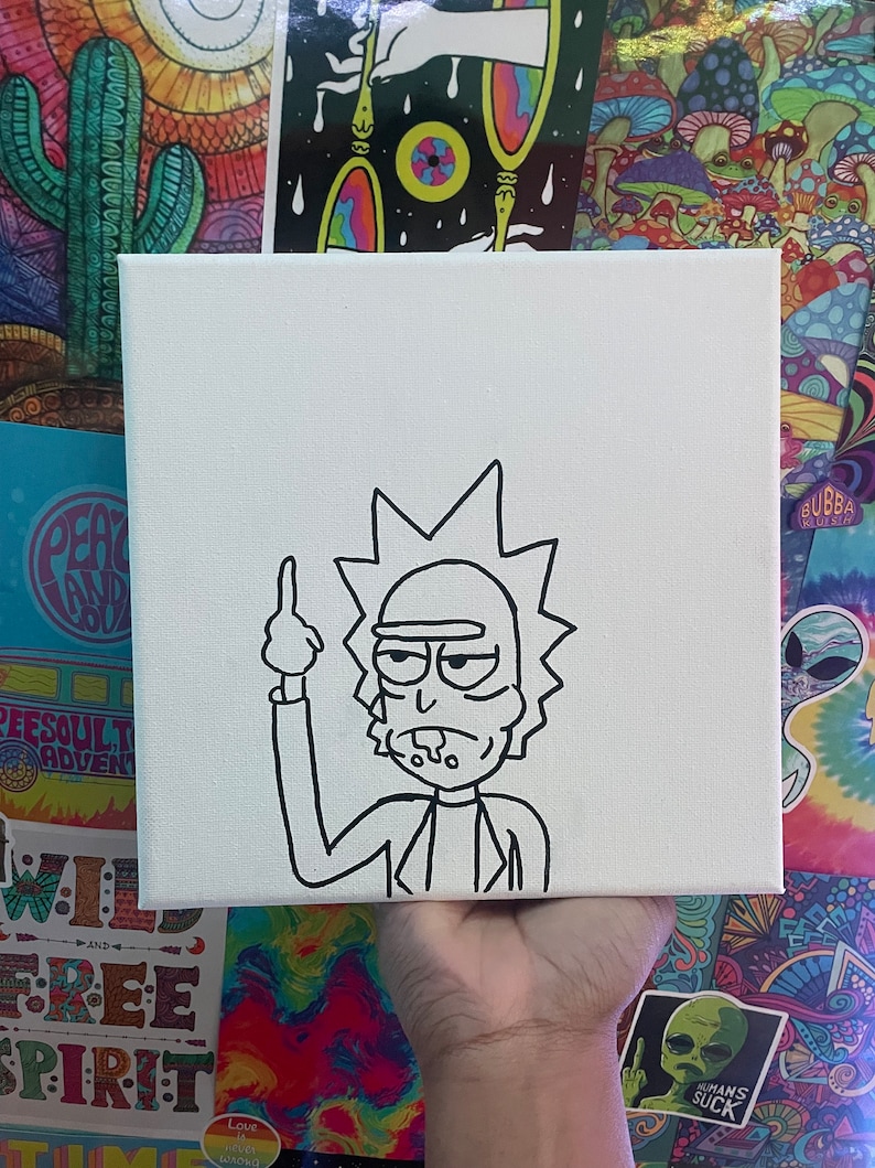 Rick and Morty DIY Paint Kit - Etsy