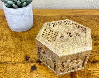 Soapstone Incense Box - Etsy