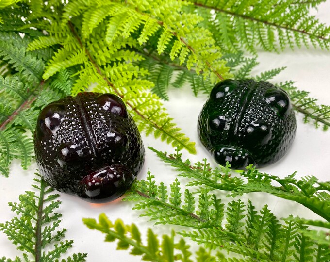 Blenko Glass Ladybug - Collectible Paperweight - Red or Green - Office ...