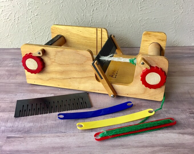 Vintage Paul Bonhop Tabletop Loom - Children’s Weaving Loom - Portable ...