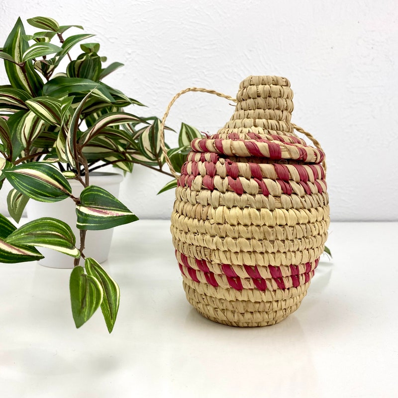 Small Basket With Lid - Etsy