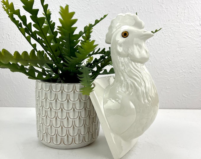 Large Vintage White Ceramic Rooster Head Towel Apron Hanger Hook ... Large Vintage White Ceramic Rooster Head Towel Apron Hanger Hook ...