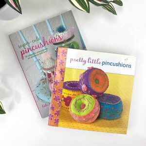 DIY Pincushion Books - Set of Two - Sew Your Own - Sewing Notion ...