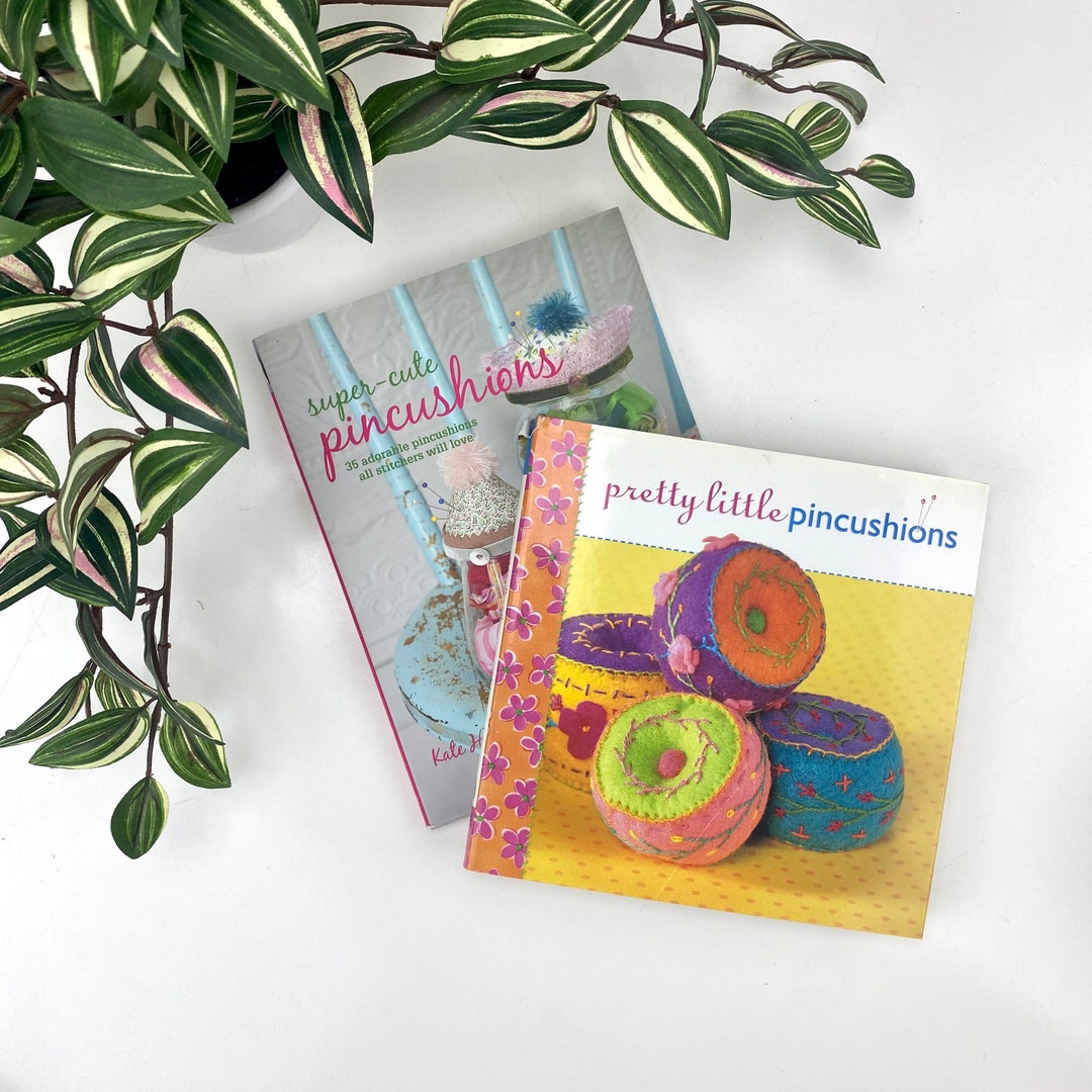 DIY Pincushion Books - Set of Two - Sew Your Own - Sewing Notion ...