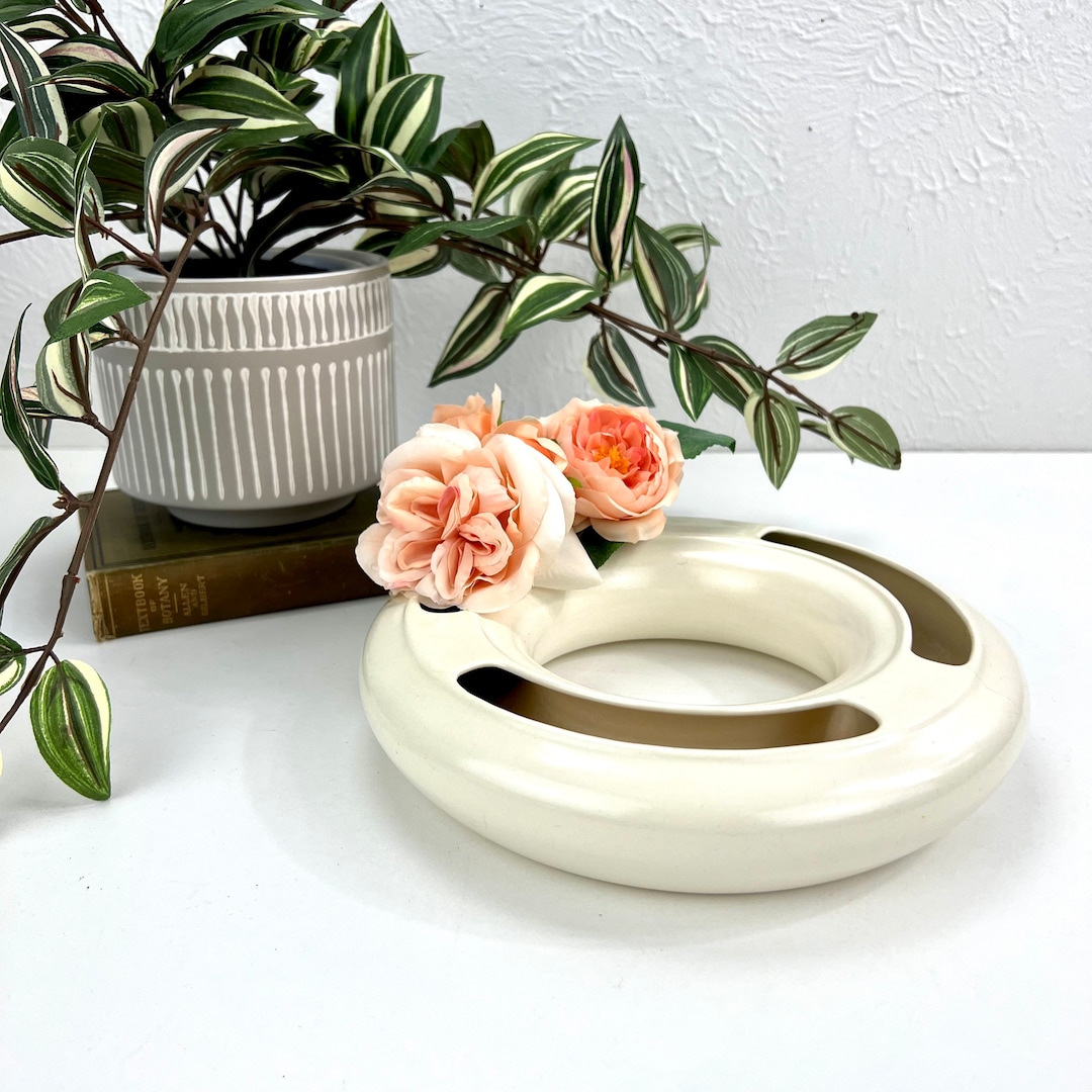 Posey Ring Vase - Flower Arrangement Vessel - Low Profile - Floral ...