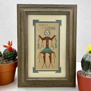 Yei Bei Chai Sand Painting - Talking God - Navajo Symbolism - Native ...