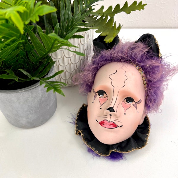 Ceramic Wall Mask - Etsy