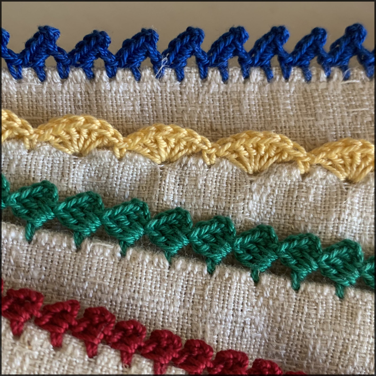 Crochet Border Patterns for Beginners: Picot, Shell, Square (e-book) - Etsy