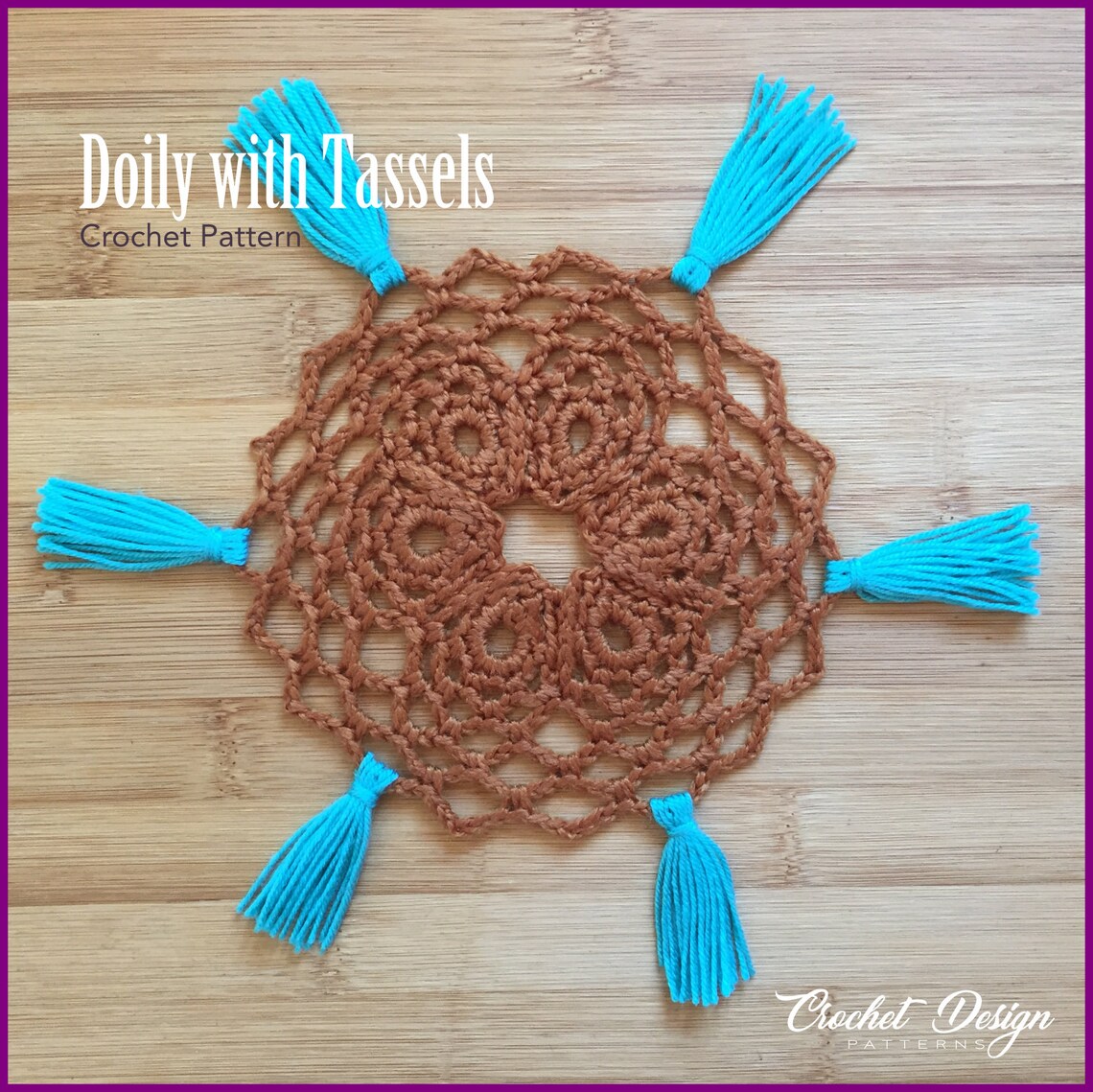 Crochet Pdf Pattern for Doily / Coaster / Placemat for Home - Etsy