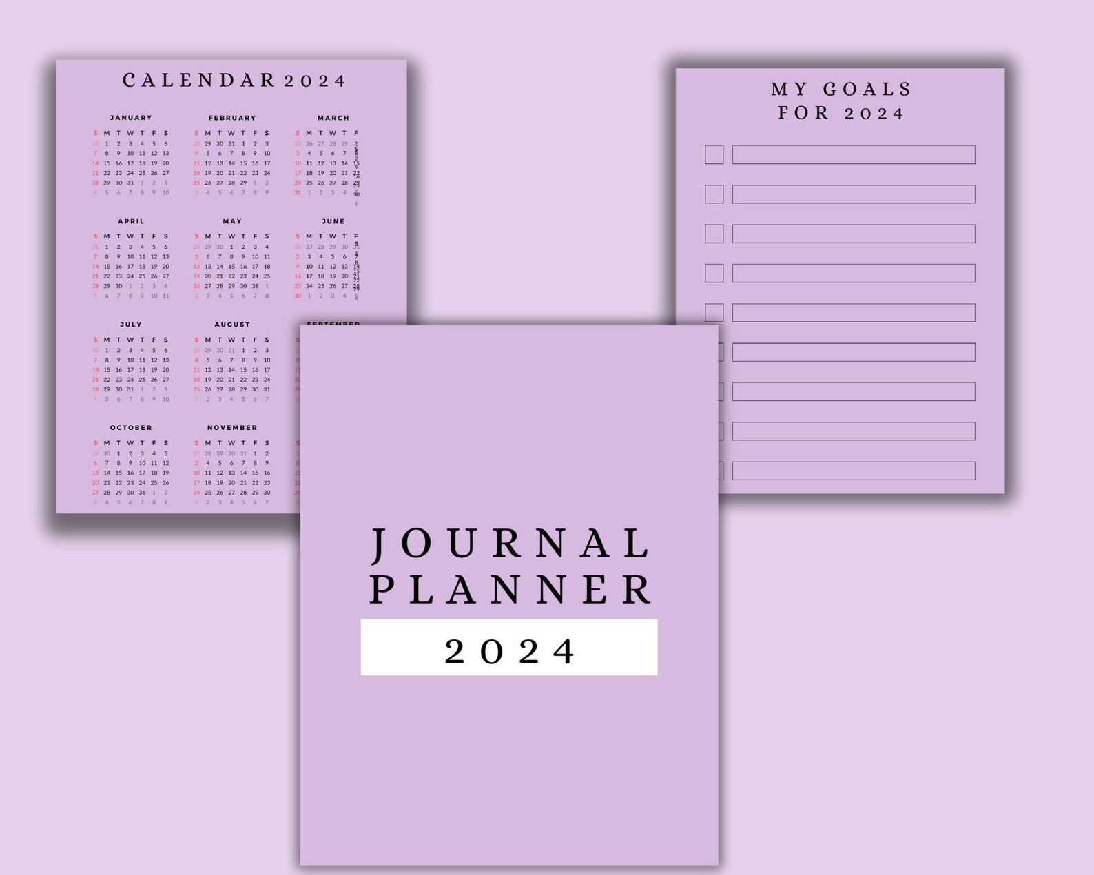 Undated Digital GOAL Planner Printable Goal Planner 2024 Digital ...