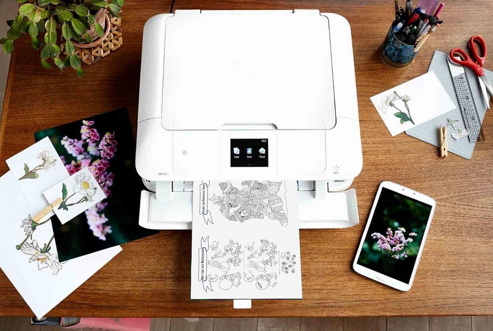 Christmas Activity Pack Xmas Printable Coloring Book Instant Activity ...