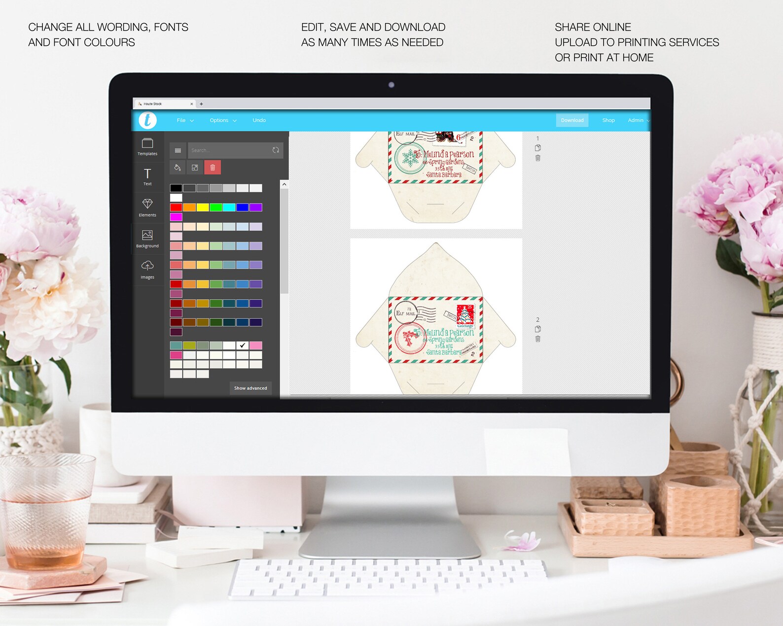 Printable Elf Letters to Kids Editable Festive Christmas Elf - Etsy