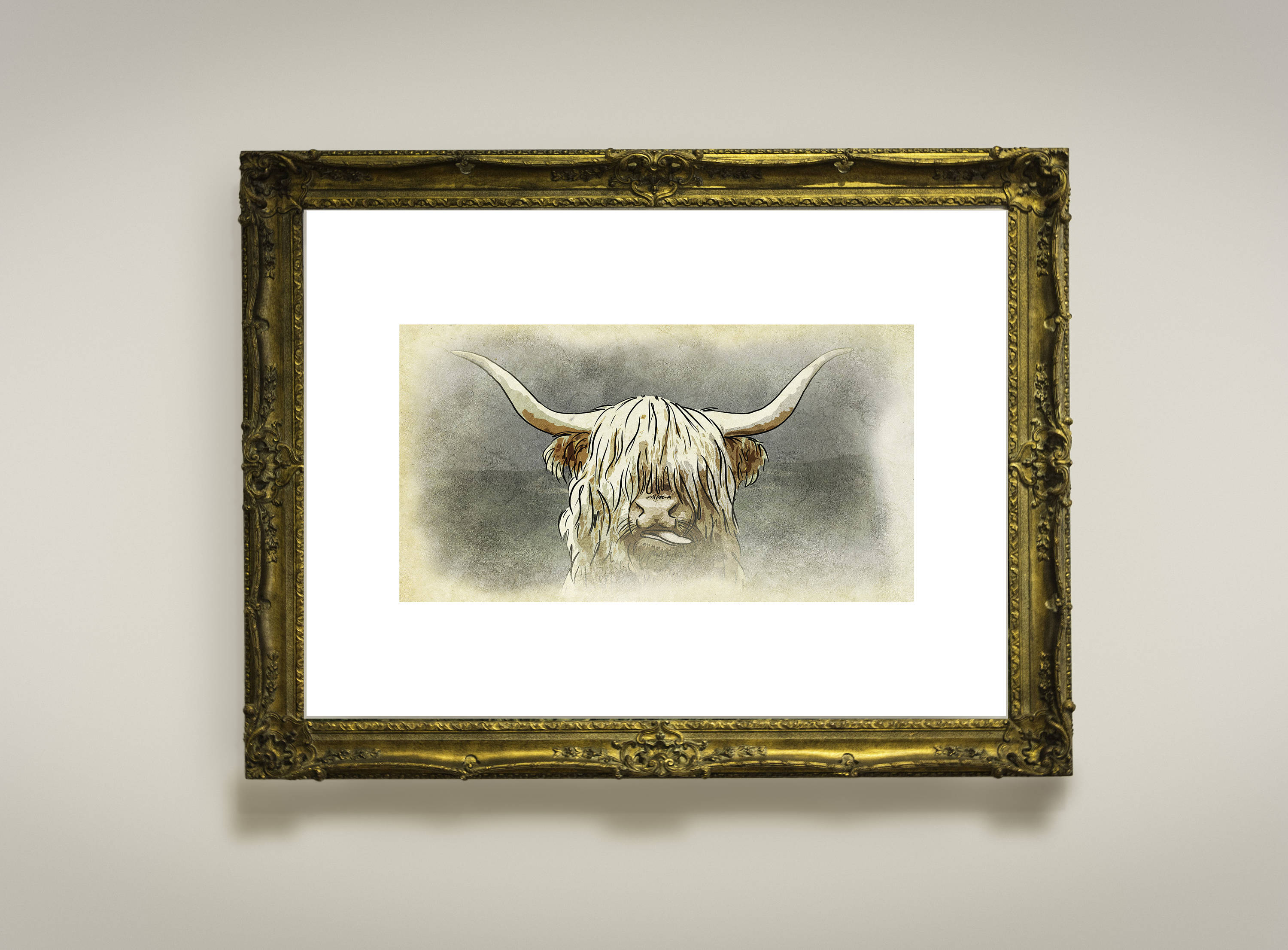 Highland Cow Print Highlands Print Highland Cow Decor - Etsy