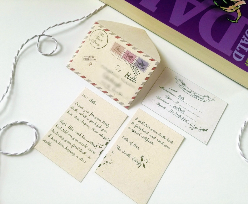 Editable Tooth Fairy Letter, Tiny Magical Tooth Fairy Note Printable ...