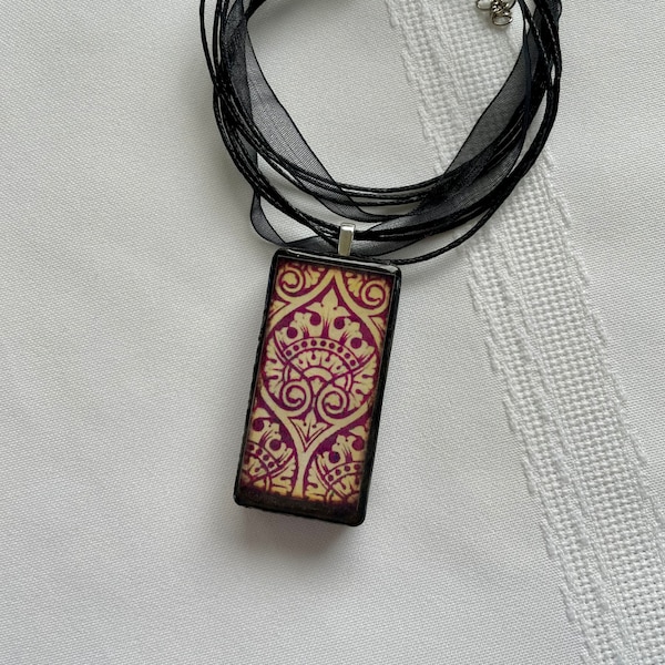 Domino Pendant - Etsy