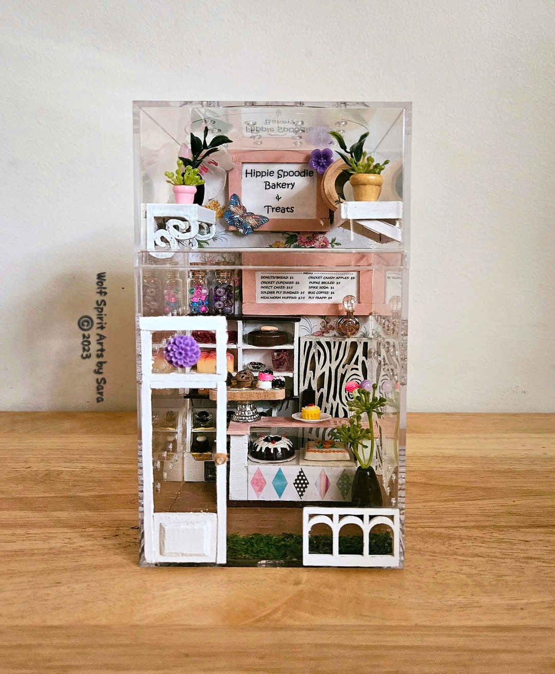 Made-to-order 4x7.25 "surprise Design" Bakery Jumping Spider Enclosure ...