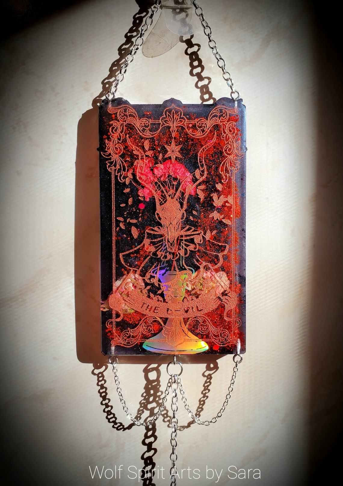 Tarot Card Wall Hangings (set 2), Resin Decor, Resin Art, Handmade Art ...