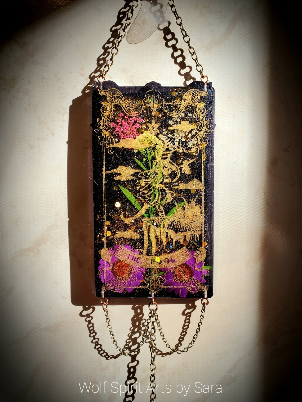Tarot Card Wall Hangings (set 2), Resin Decor, Resin Art, Handmade Art ...