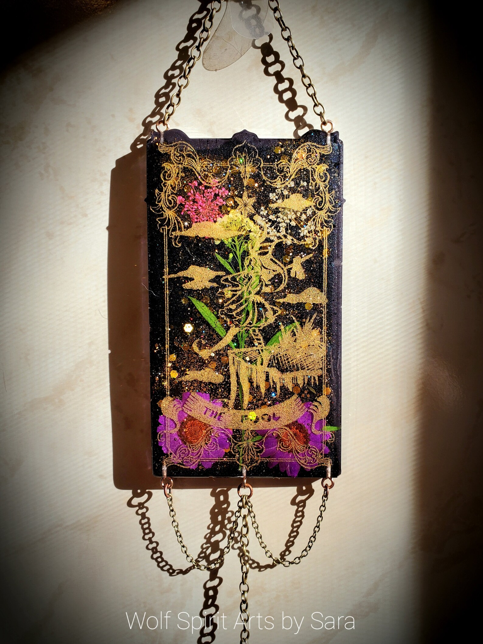 Tarot Card Wall Hangings (set 2), Resin Decor, Resin Art, Handmade Art ...
