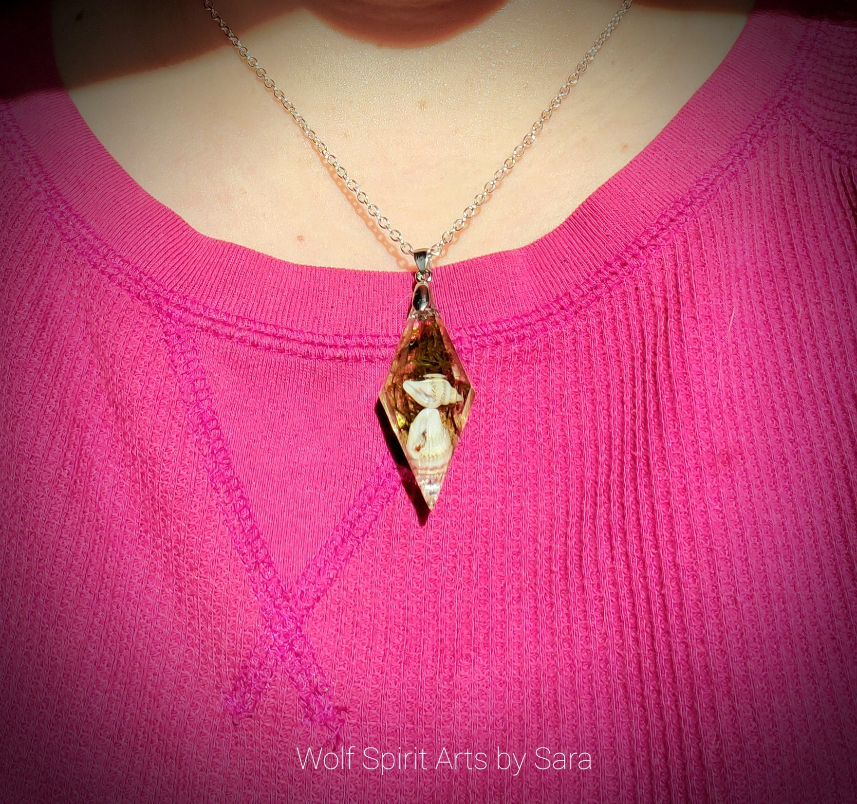 Resin Pendulum Pendants Resin Jewelry Crystal Necklace | Etsy