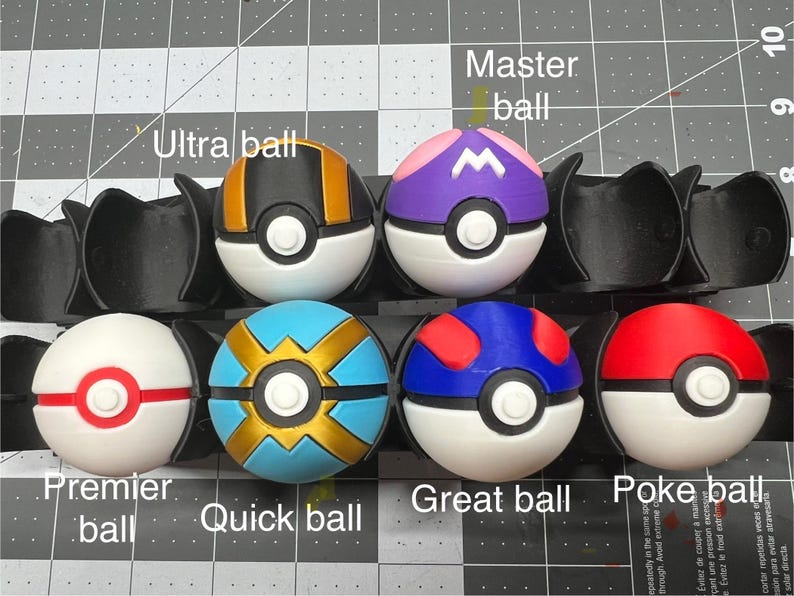 Pokeball Prop Holder for Cosplay- Pokemon V2 - Etsy